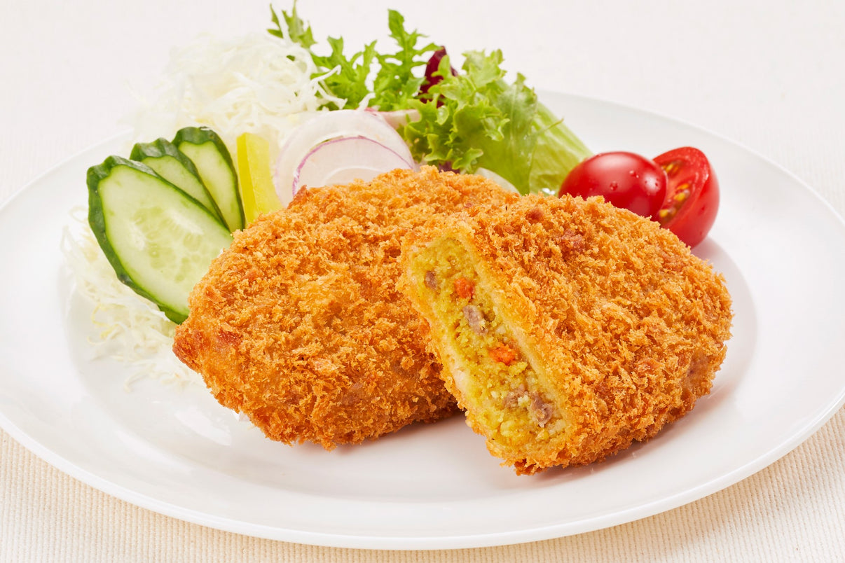 【16P】さくっと！旨じゃがコロッケ（カレー） (70g×16個)×4袋 – 味のちぬや公式通販サイト