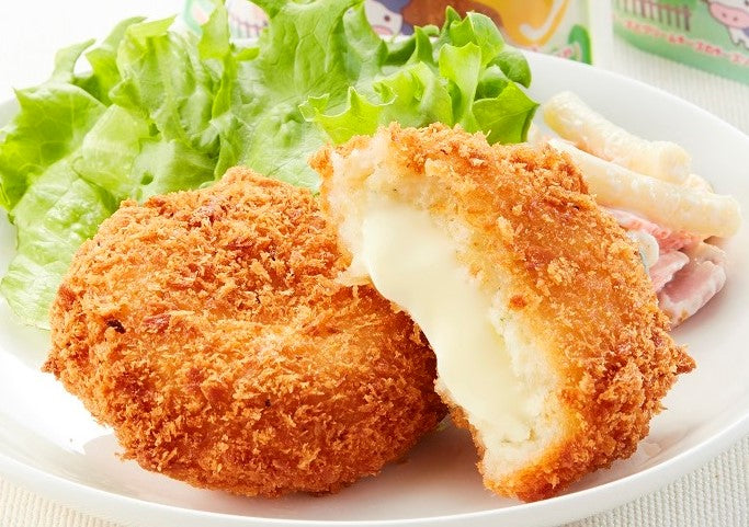 【5P】北海道産のび～るコク旨チーズのコロッケ（シール付） (80g×5個)×12袋 – 味のちぬや公式通販サイト